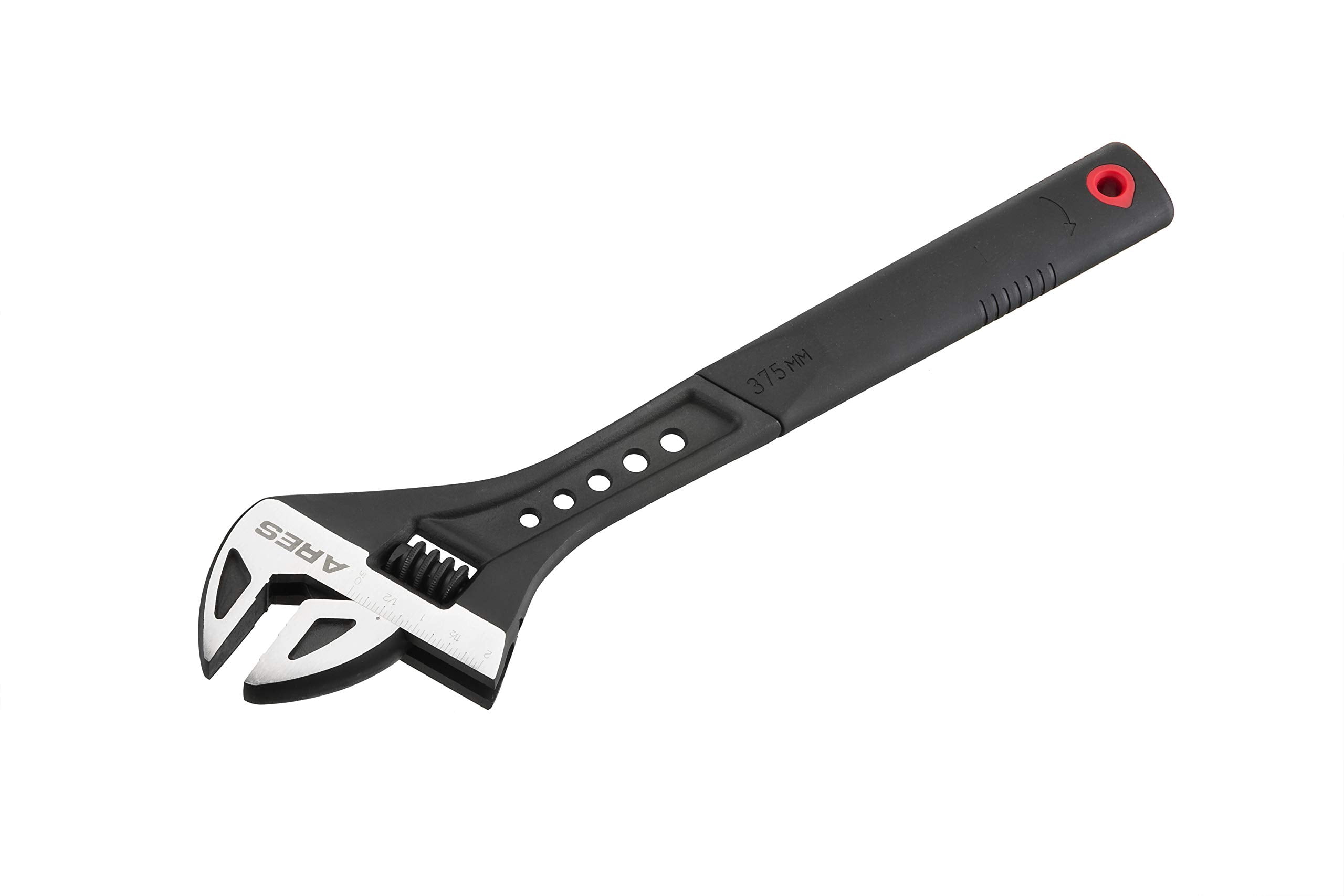 ARES 79005-15-Inch Adjustable Wrench - 2-Inch Jaw Capacity - Chrome ...