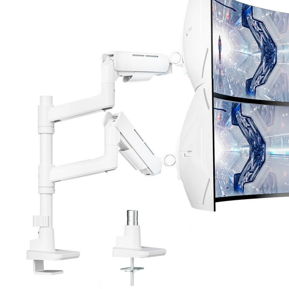 ARES WING Dual Monitor Mount for 17-49 Inch Ultrawide Heavy Duty Curved ...