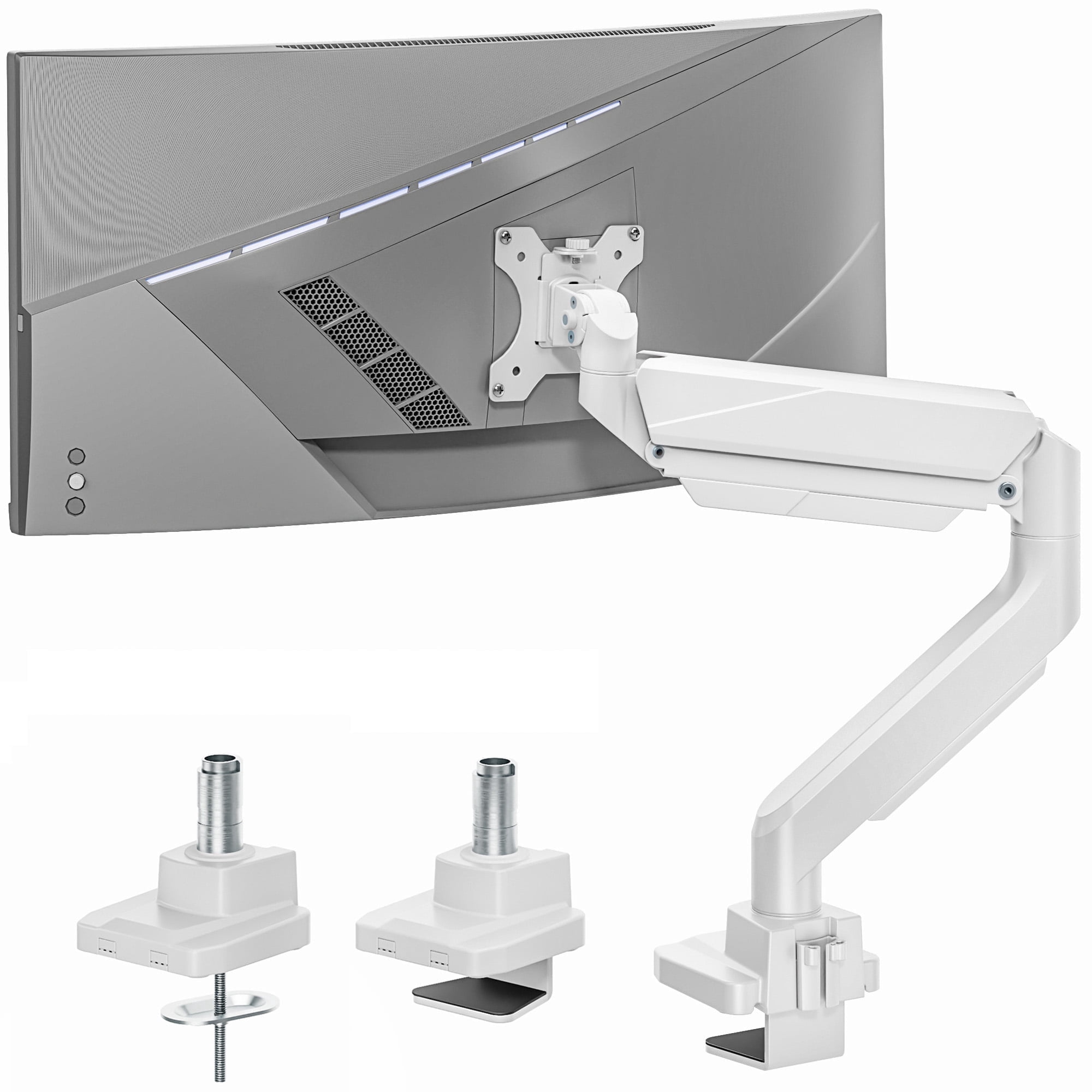 ARES WING Heavy Duty Monitor Arm 40 lbs, Ultrawide Monitor Mount for 13 ...