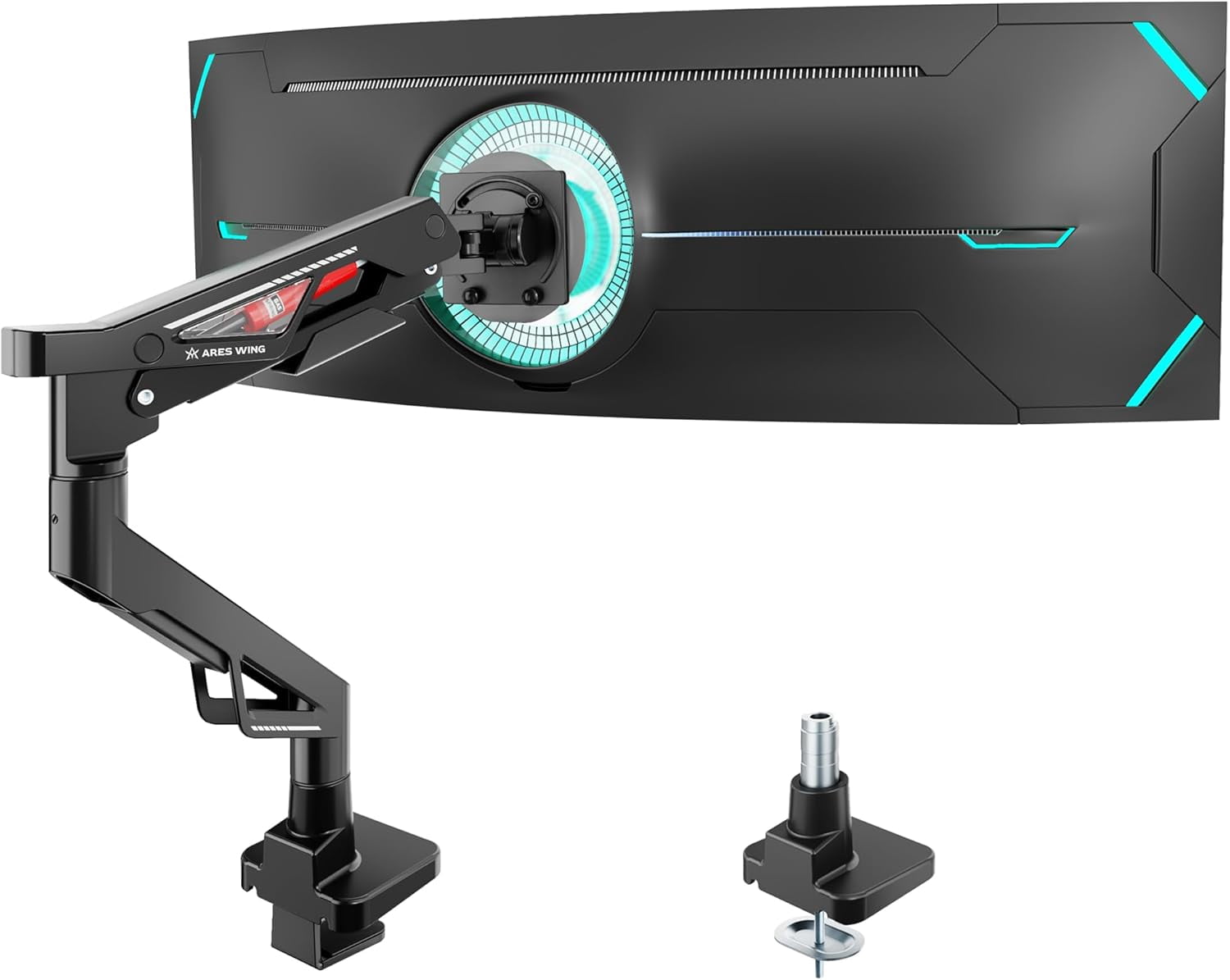 ARES WING Premium Monitor Arm for Ultrawide Monitors up to 57 ...