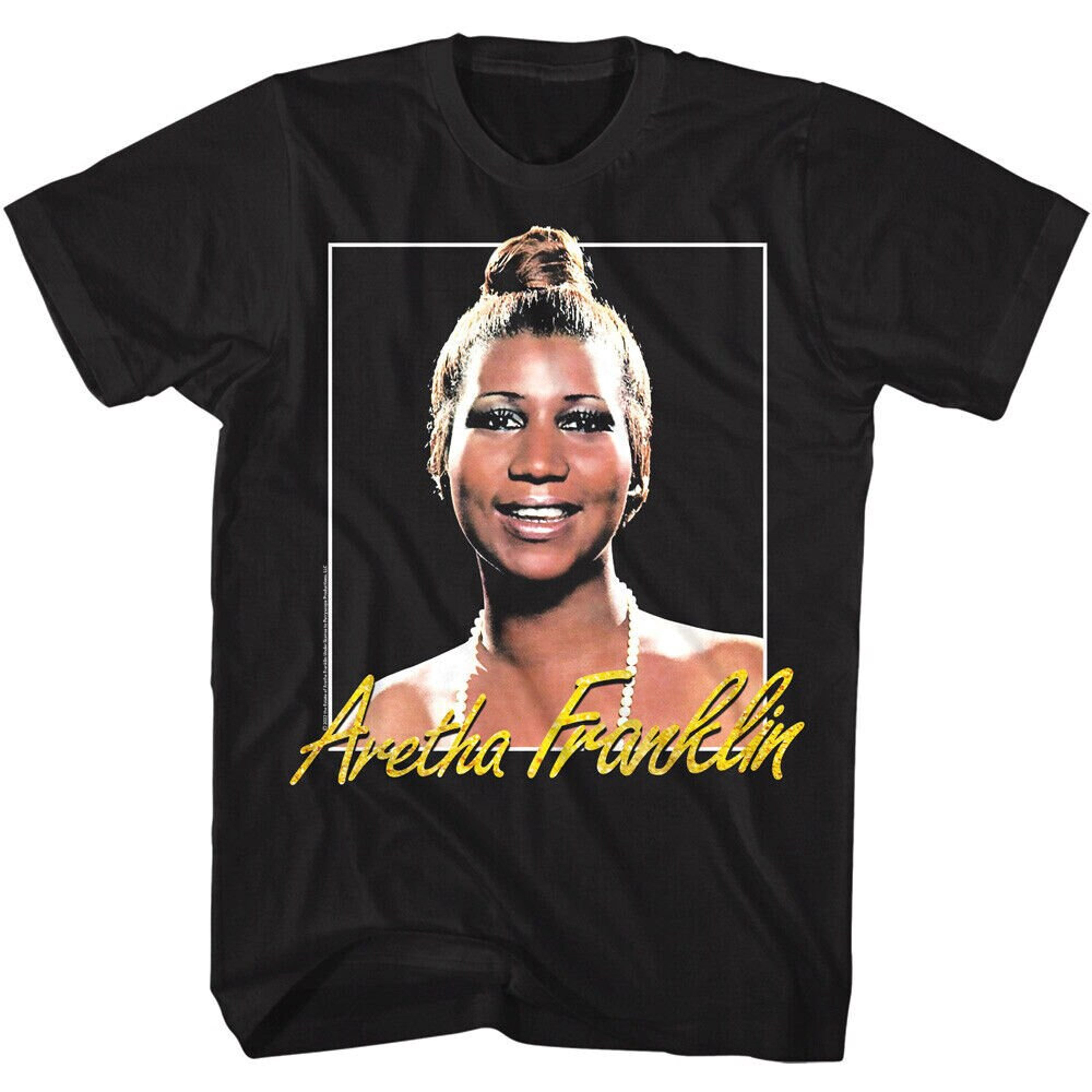 ARETHA FRANKLIN T-Shirt Queen of Soul Photo RnB Singer Shirts - Walmart.com