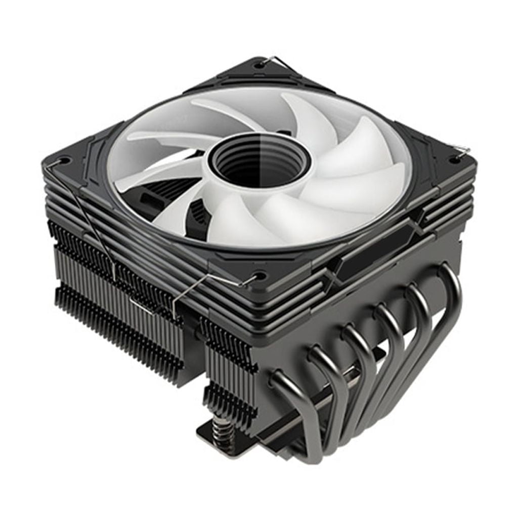 ARGB 12cm Fan Down Flows CPU Air Coolers Featuring 6 Heat Pipe Superior ...