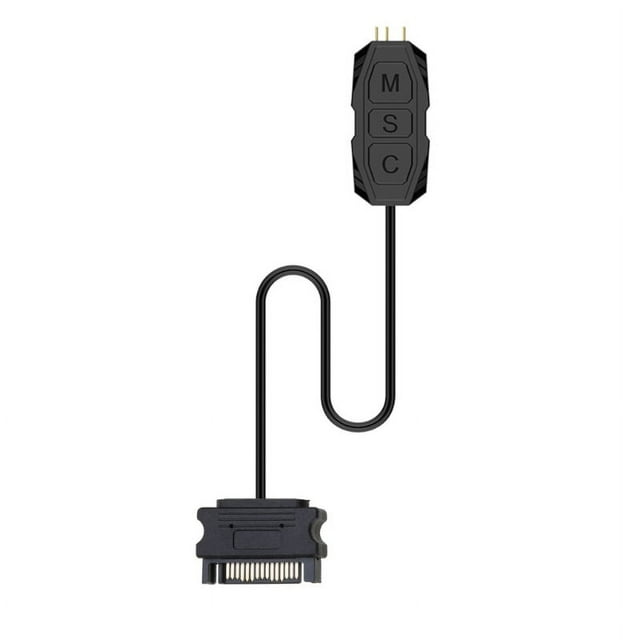 ARGB Controller 5V 3Pin Aura RGB 12V 4pin RGB Controller Plastic Sata ...