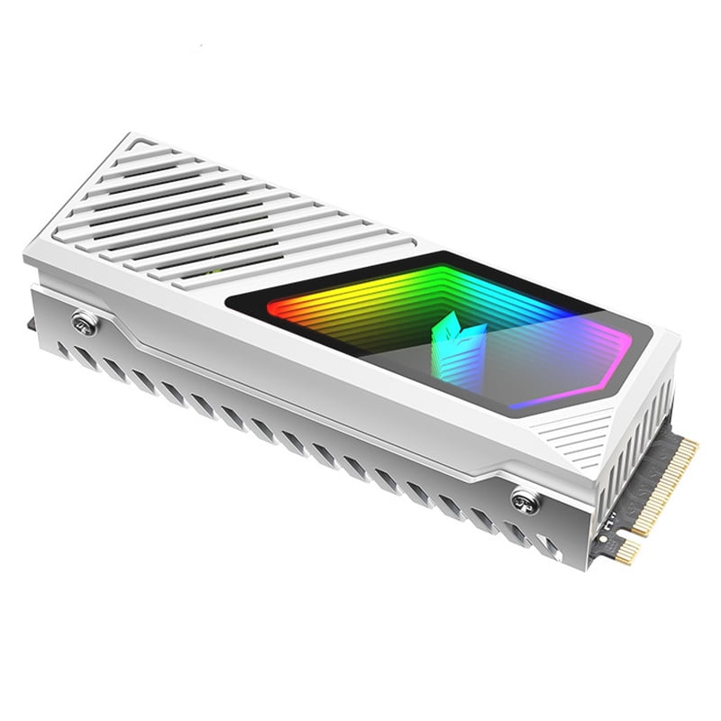 ARGB M.2F Hard Drive Cooler with Fan, SSD 2280 Brass Heatsink argb ...