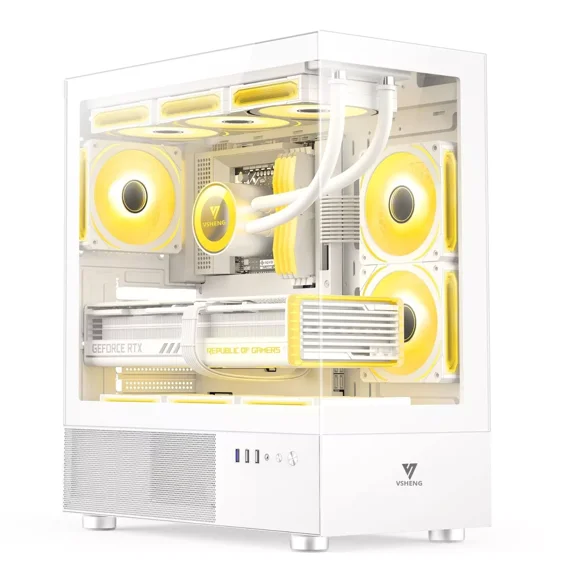 ARGB Micro ATX Gaming Glass Panel Computer PC Case AMD Intel Mid-Tower ...