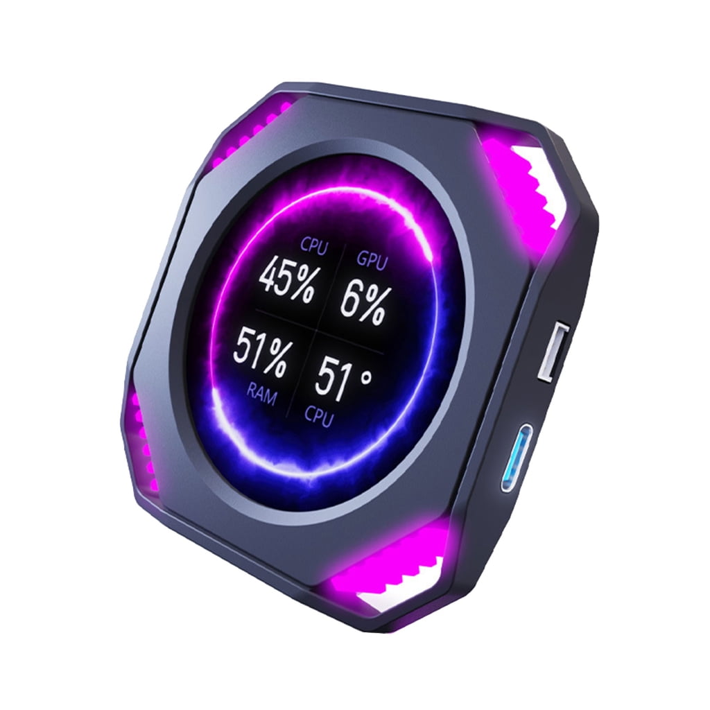 ARGB PC Sensors Panel 2.In IPS Screen Real Time System Monitoring USB ...