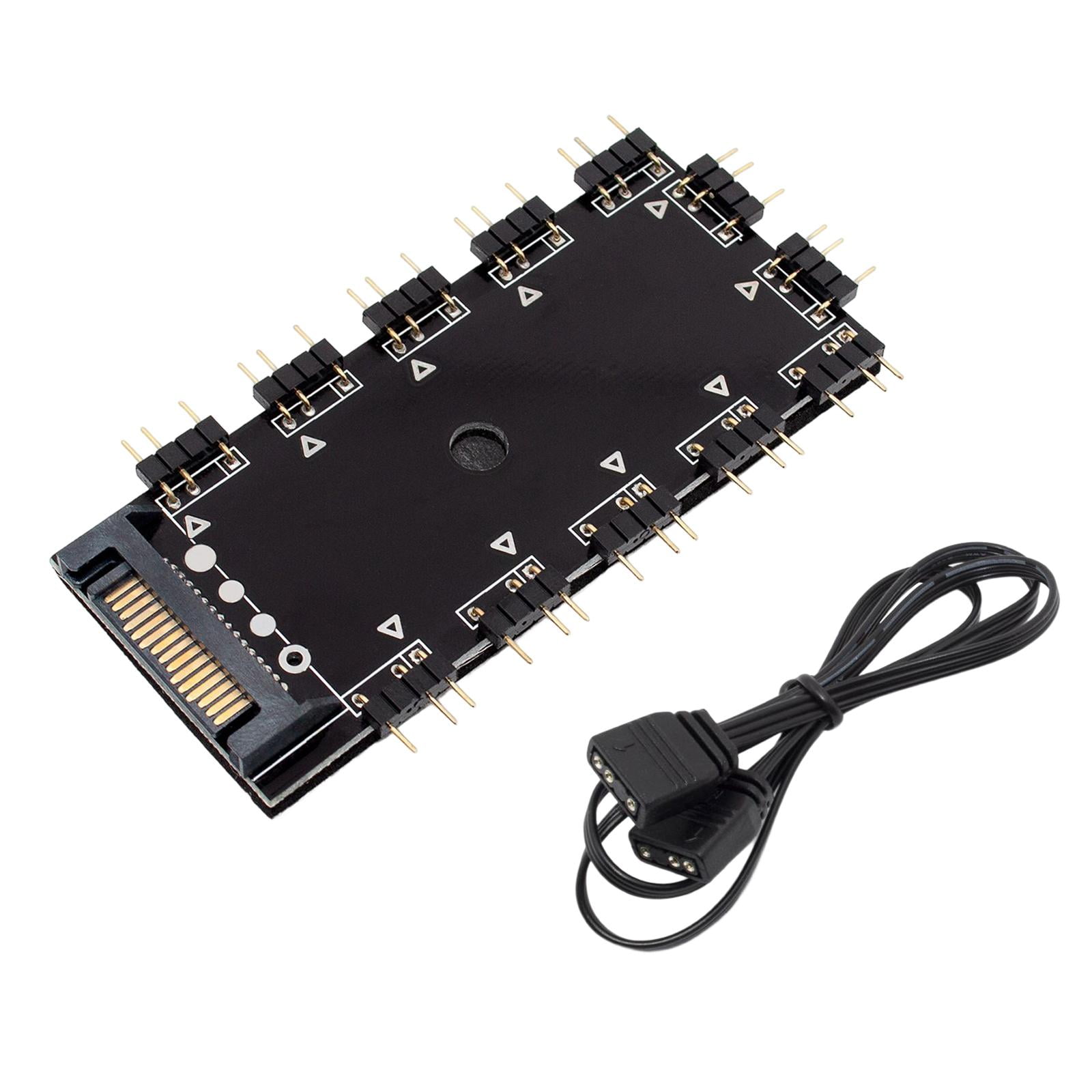 ARGB Splitter 5V 3Pin ARGB Hub Interface Computer Sync for LED ...