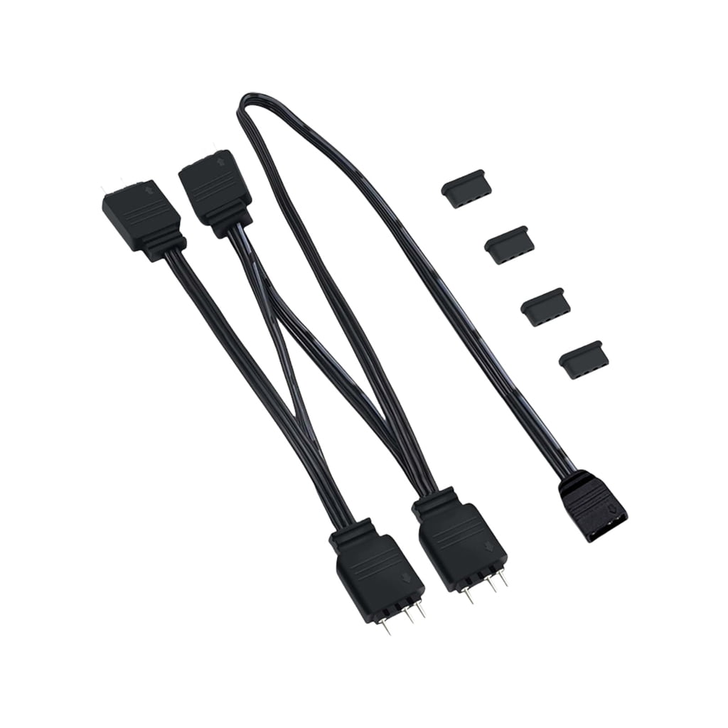 ARGB Splitter Cable 5V 1 Female to 4 Male 3 Pin ARGB Extension Cable ...