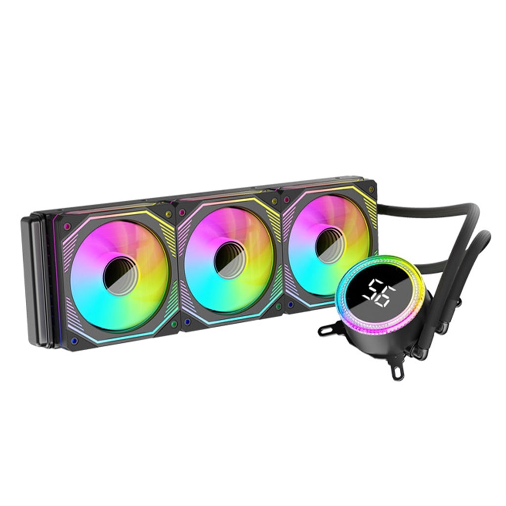 ARGB Water Cooling Fan CPU Liquid Cooled With 3x120mm ARGB PWM Fan PC ...