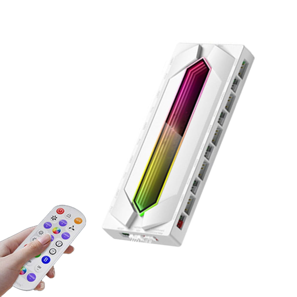 ARGB and PWM HUB Fan Hub Splitter ARGB Case Fan Hub PWM ARGB Hub ...