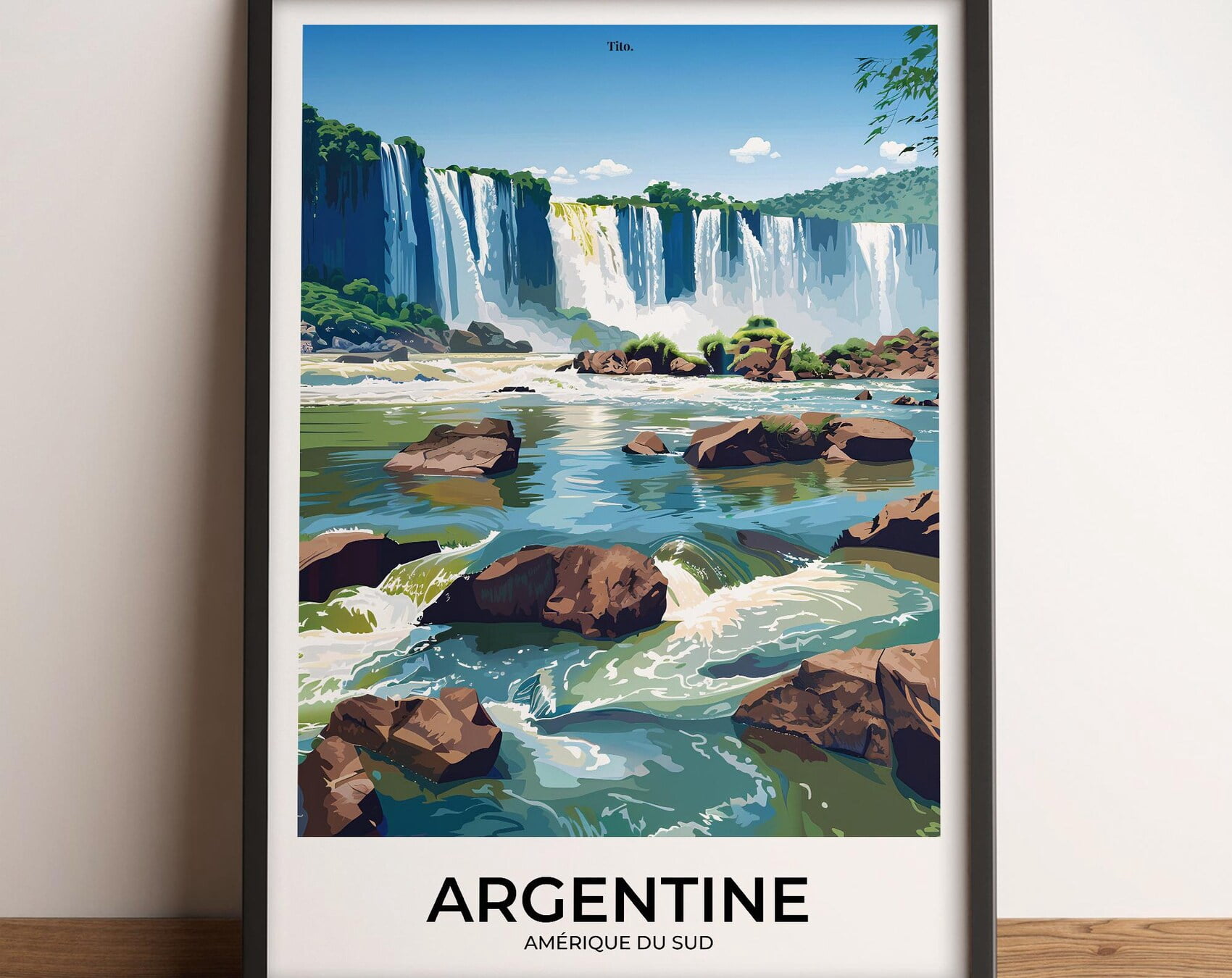 ARGENTINA Poster Argentina Travel Poster Argentina Art Print Argentina ...