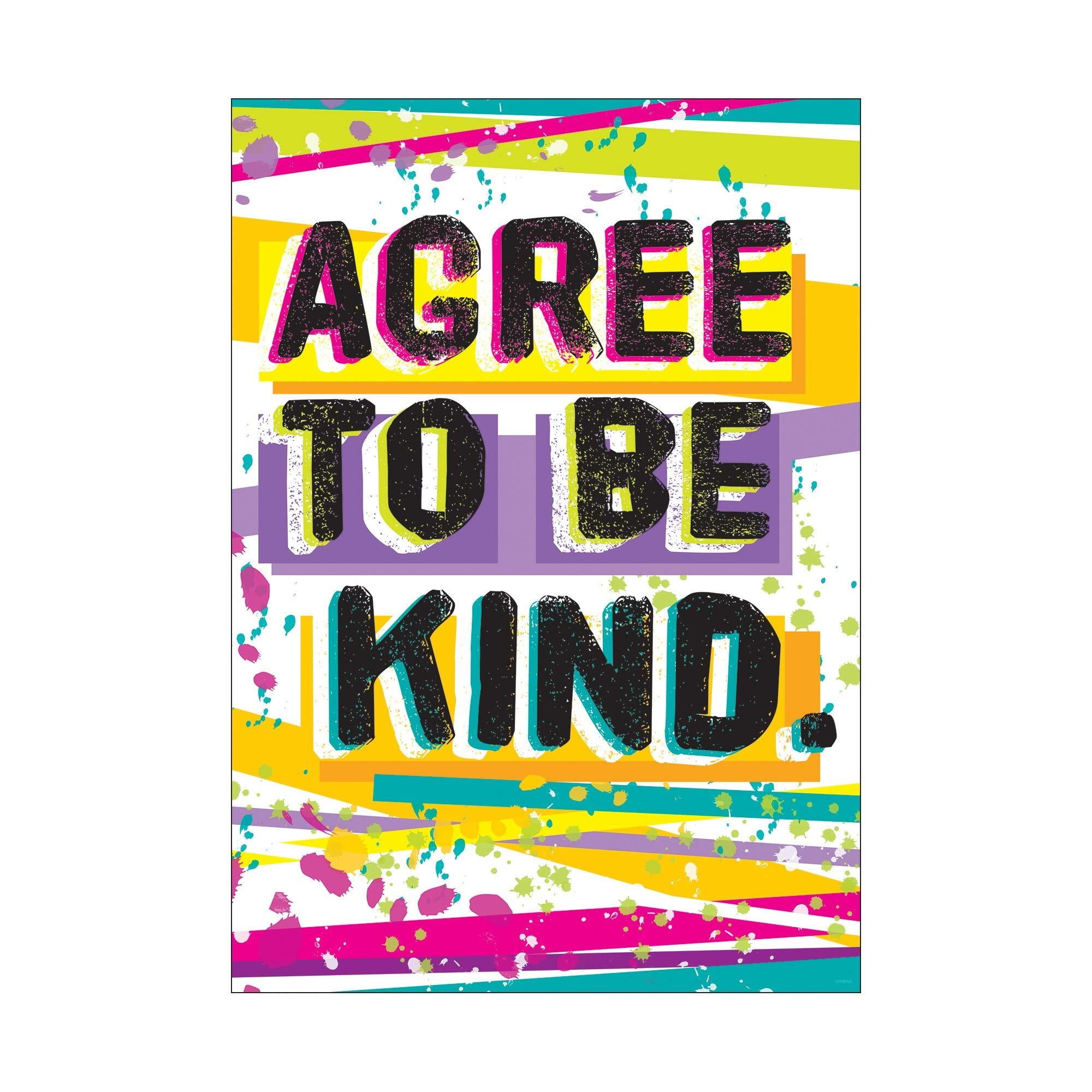 ARGUS Agree to BE Kind. ARGUS Poster - Walmart.com