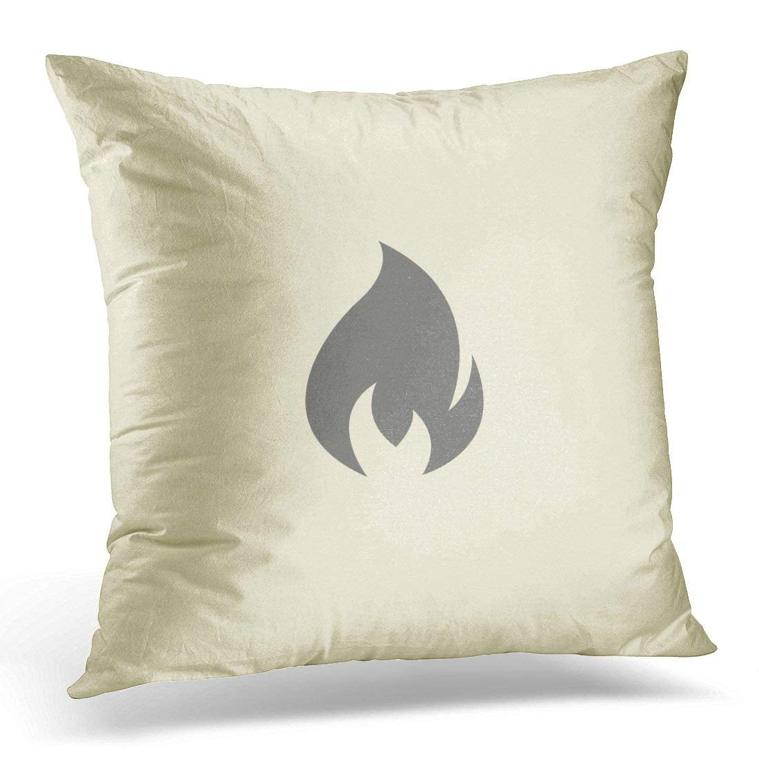 ARHOME Flame Fire Burn Campfire Silhouette Graphic Ignite Pillows case ...