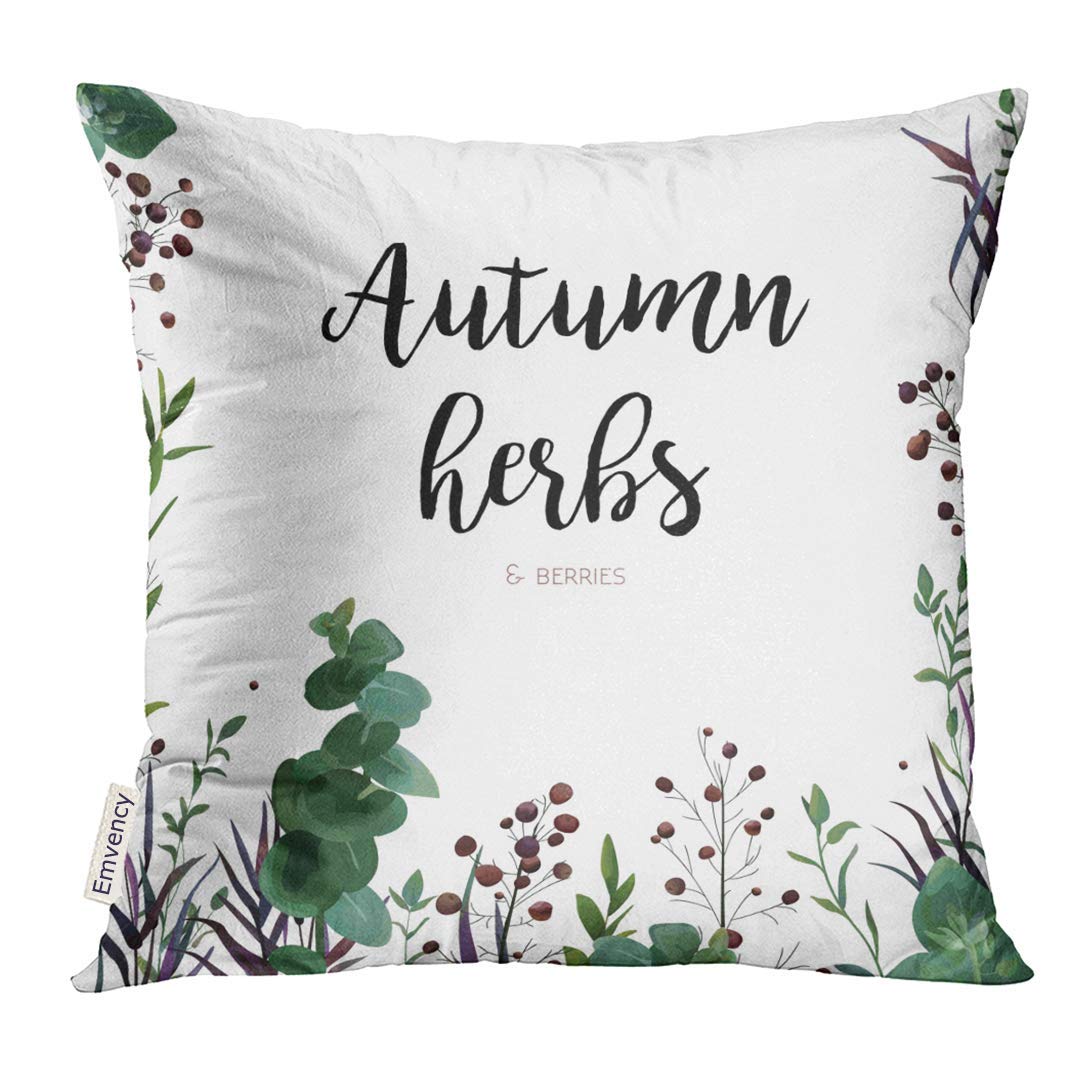 ARHOME Floral Watercolor Eucalyptus Seeded Greenery Agonis Purple ...