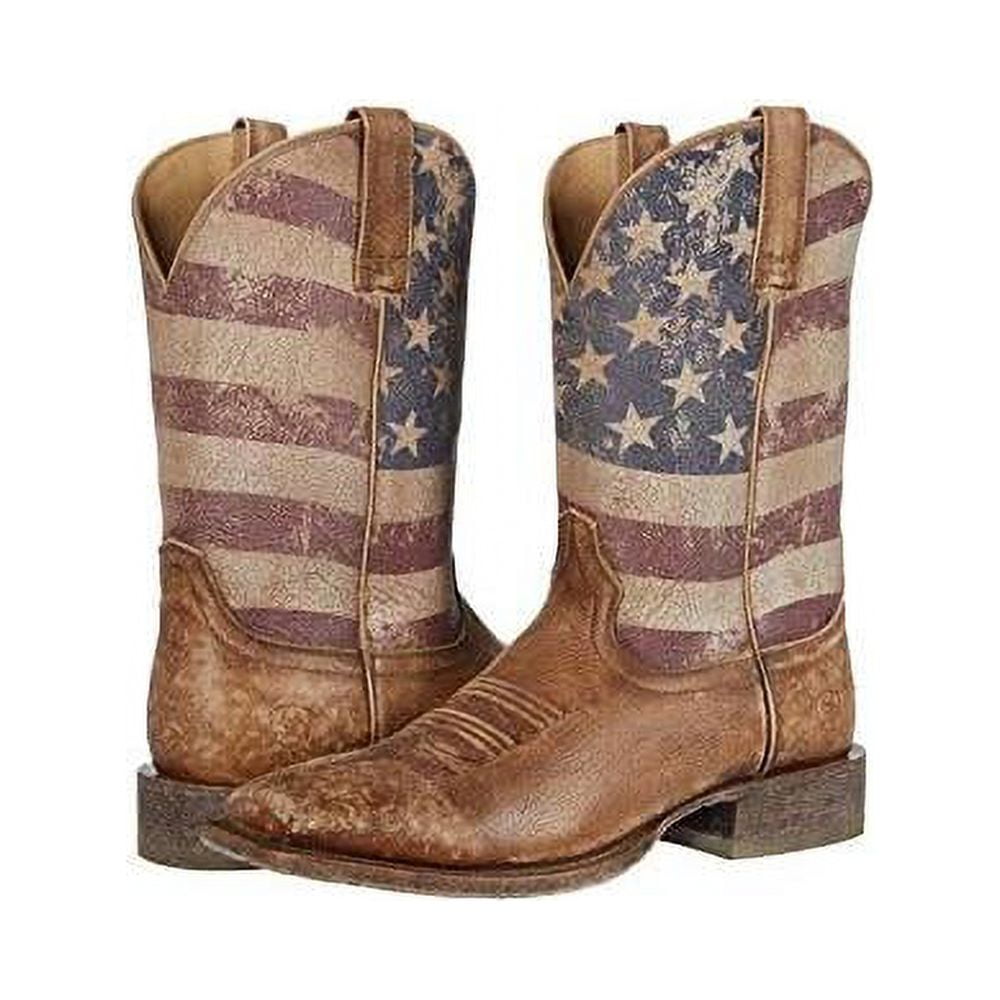 ARIAT Circuit Proud Men's Boot with ATS Technology & American Flag ...