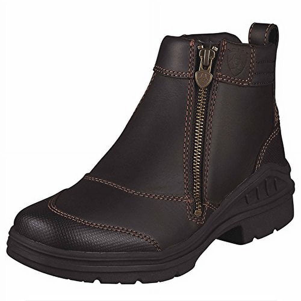 ARIAT Ladies Barnyard Side-Zip Paddock Boots, Dark Brown - Walmart.com