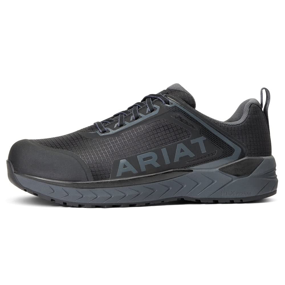 ARIAT Men's Outpace Composite Toe Safety Shoe Fire ONE SIZE BLACK ...