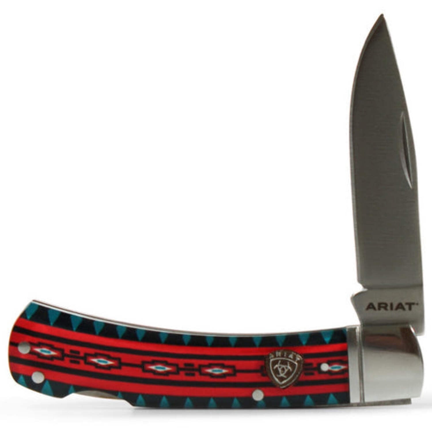 ARIAT RED SOUTHWEST PATTERN 3" - ACC KNIVES - Walmart.com