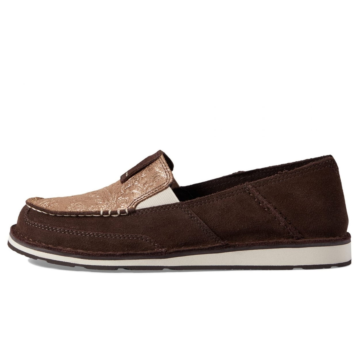 ARIAT Women's Cruiser Boat Shoe Caramel - Walmart.com