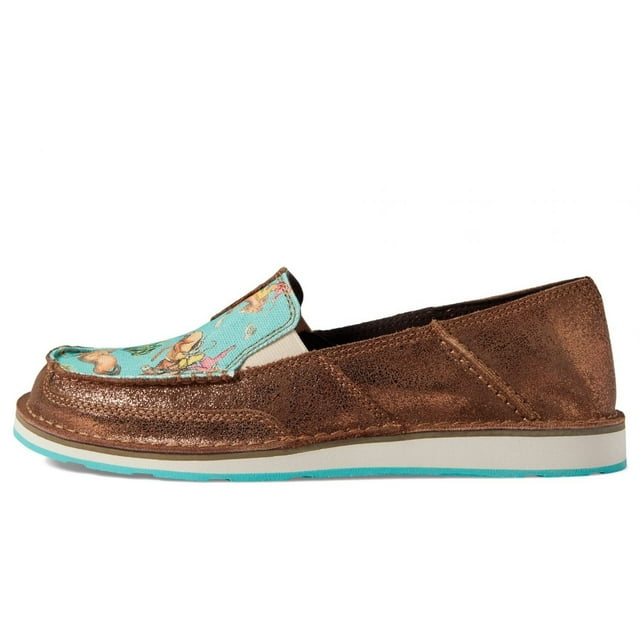 ARIAT Women's Cruiser Boat Shoe Copper Metallic - Walmart.com