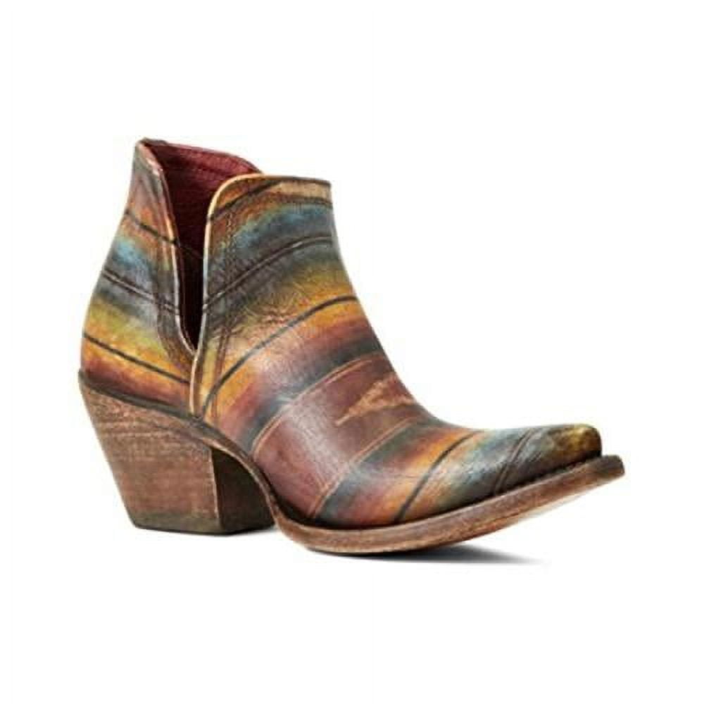 ARIAT Women's Dixon Saddle Fashion Booties Snip Toe - Walmart.com