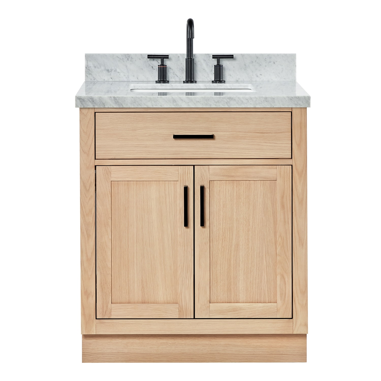 ARIEL Hepburn 31 Inch Single Rectangular Sink Bathroom Vanity With ...