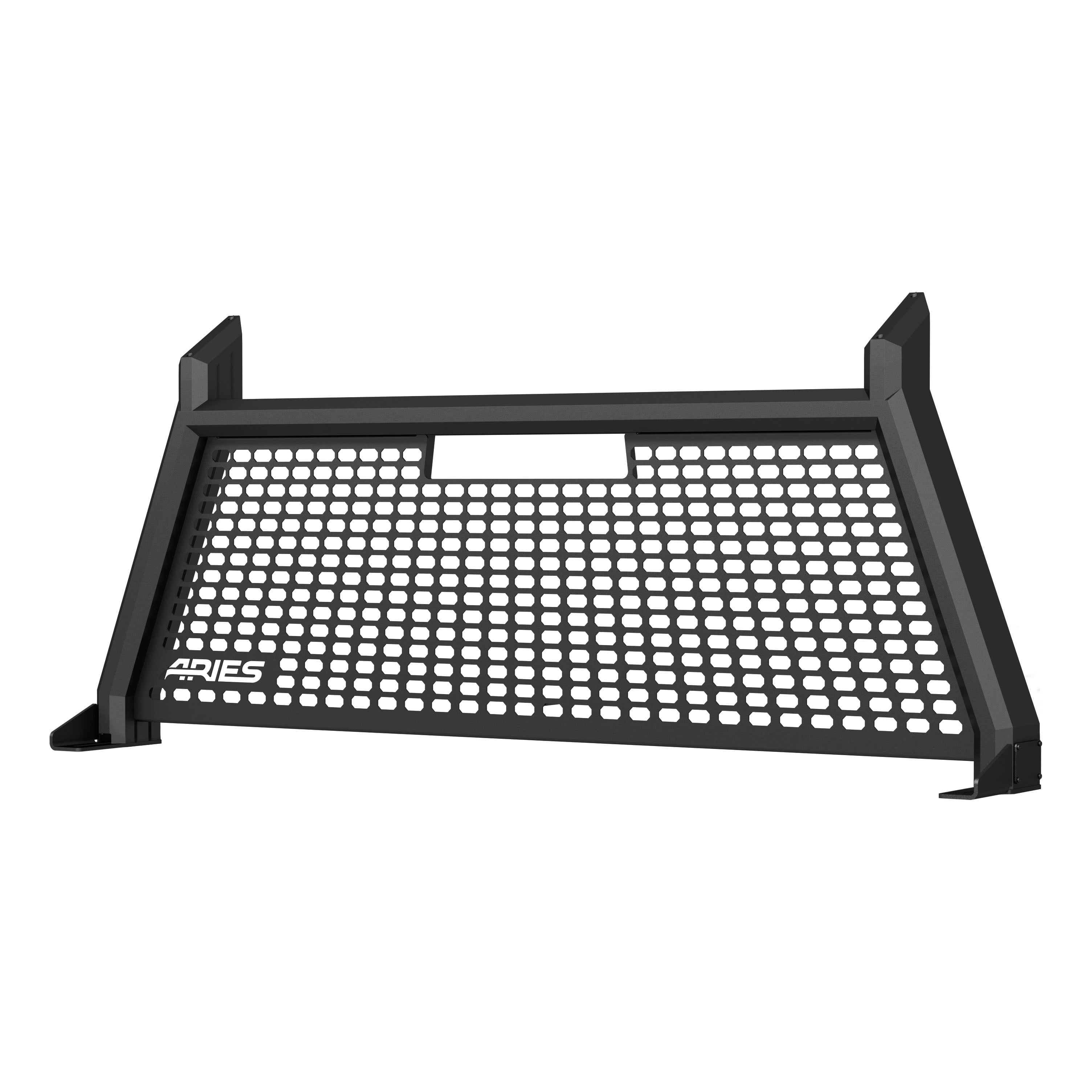 ARIES 1110101 AdvantEDGE Black Aluminum Truck Headache Rack Cab ...