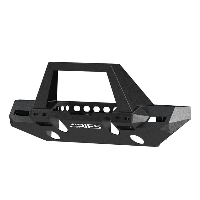 ARIES 2082089 TrailChaser Black Steel Front Bumper with Brush Guard and ...