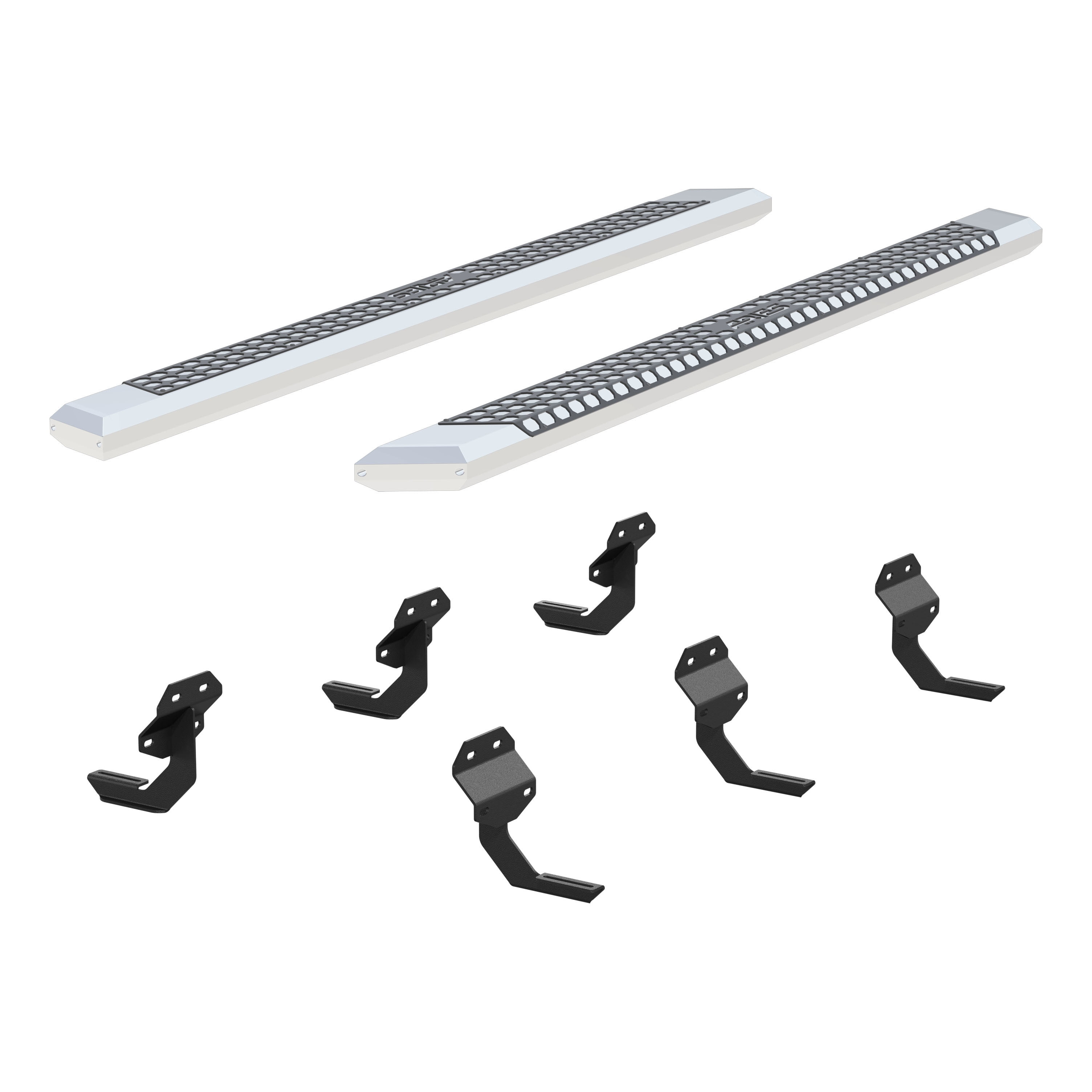 ARIES 2555048 AdvantEDGE Chrome Aluminum 91-Inch Truck Running Boards ...
