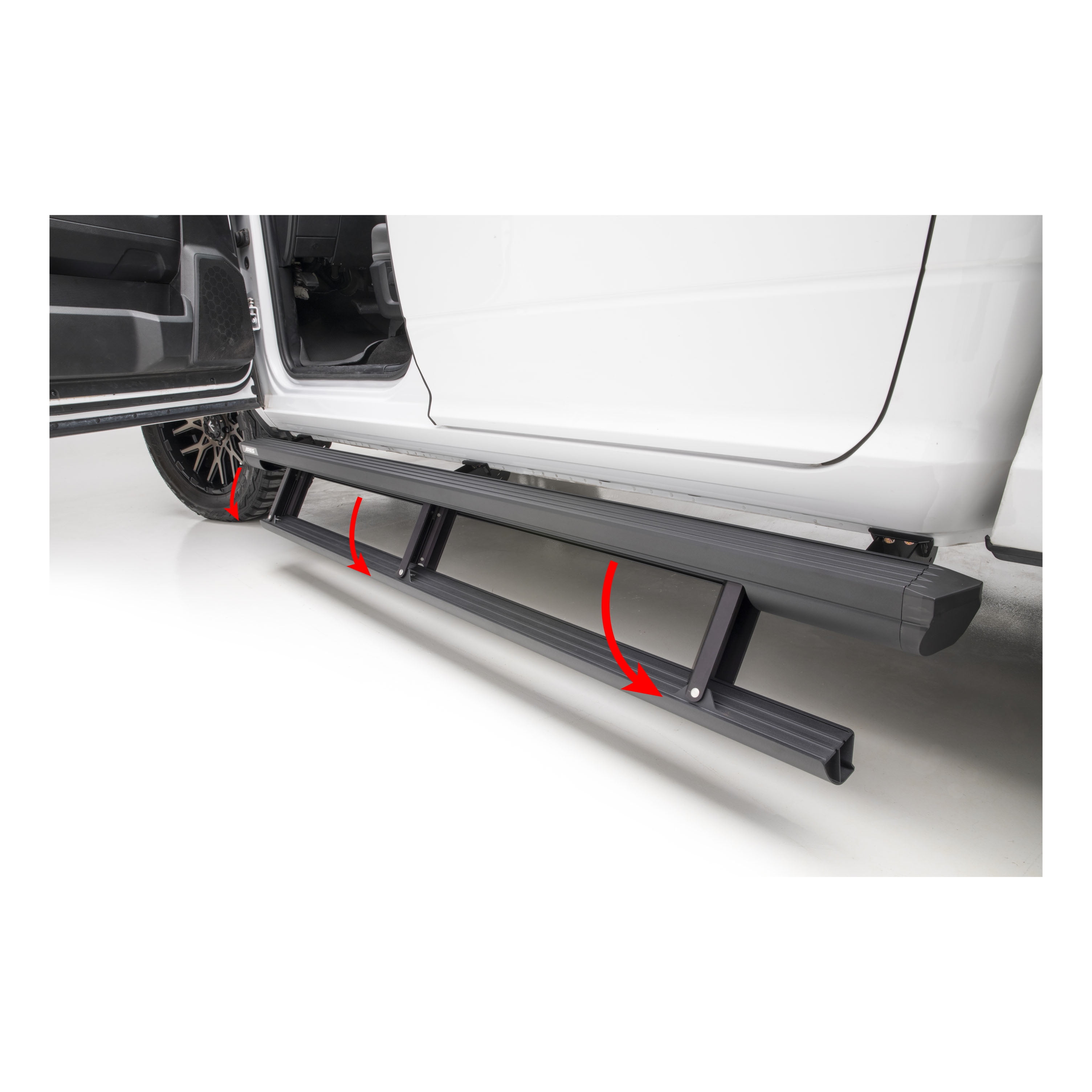 ARIES 3048315 ActionTrac 83-Inch Retractable Powered Running Boards ...