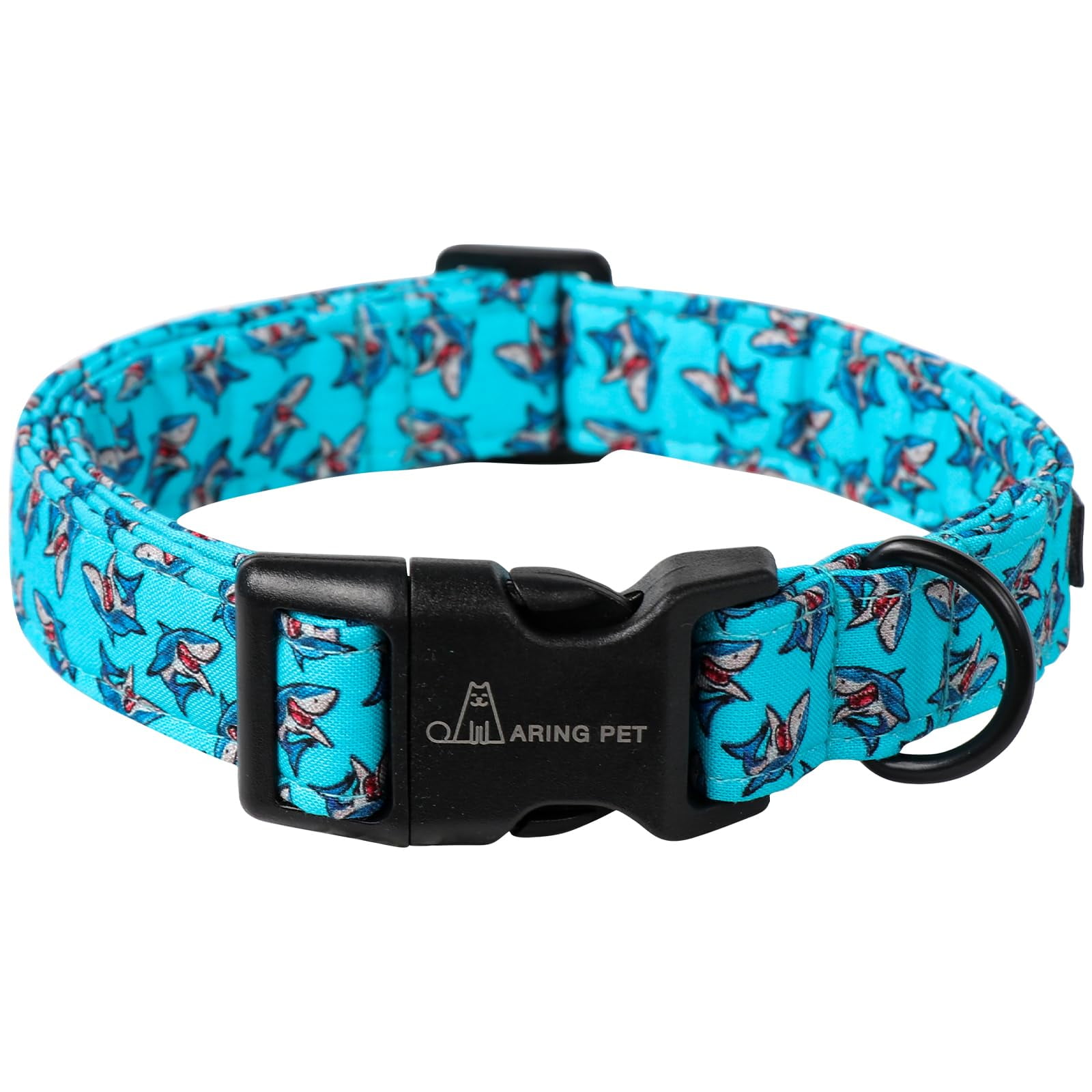 ARING PET Summer Dog Collar-Cotton Lightweight Blue Dog Collars ...