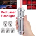 ARISE- 650Nm Red Laser Pointer Pen Focus Lamp Adjustable Visible Beam ...