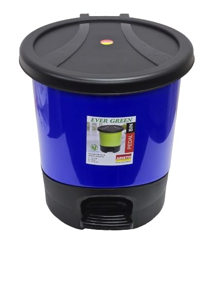 ARISTO Unique Modern Plastic Pedal Dustbin 80 LTR Blue - Walmart.com