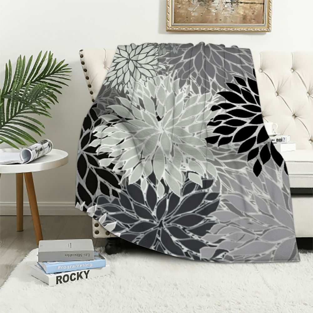 ARISTURING Abstract Chrysanthemum Throw Blanket, Adults Teen ...