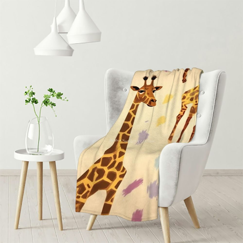 ARISTURING African Giraffe Blanket, Giraffe Gift for Girls Women, Soft ...