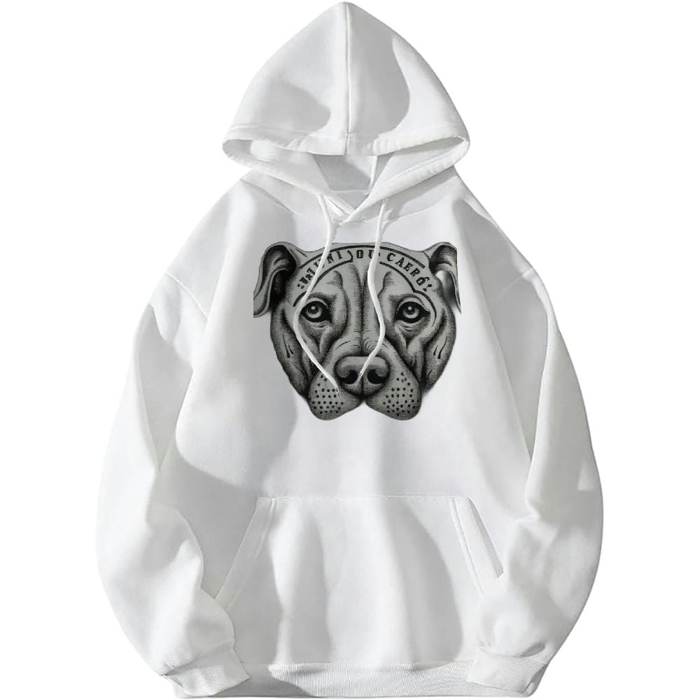 ARISTURING All You Need Is Love And A Pitbull Hoodie - Walmart.com