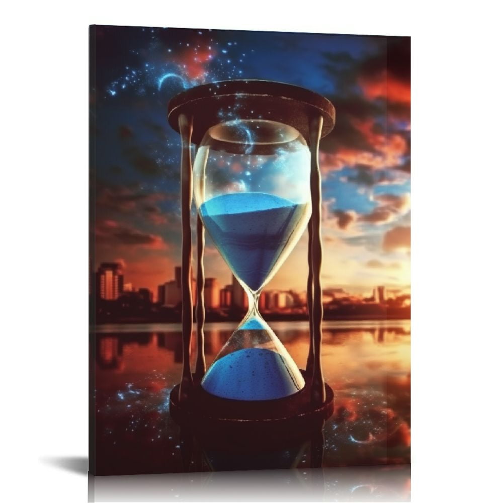 ARISTURING Art Poster Hourglass Creative Poster Modern Art Canvas ...