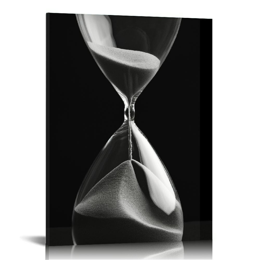 ARISTURING Art Posters Transparent Hourglass Timer Minimalist Poster ...