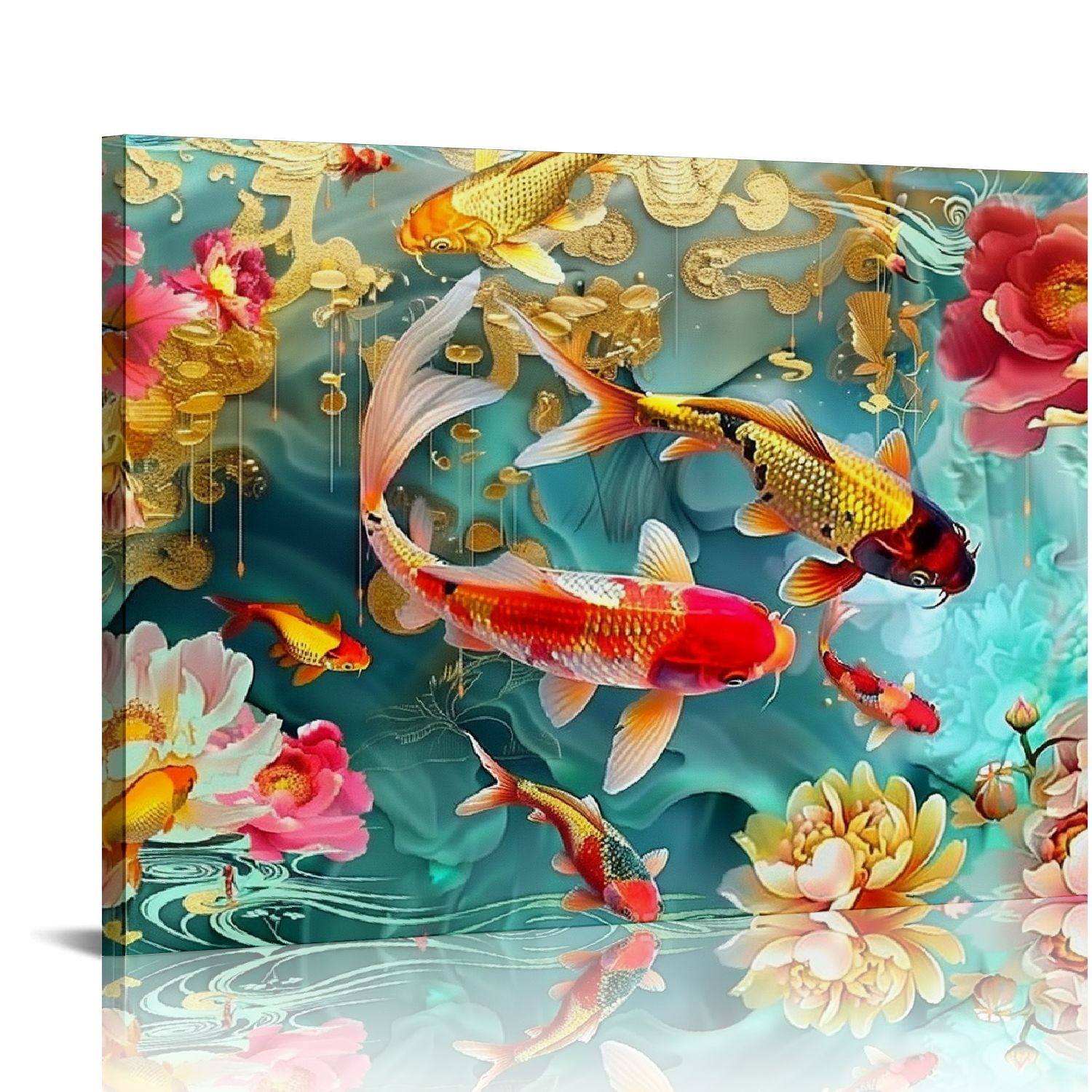 Jiayy Art Wall Home Decor Canvas Prints Picture- Chinese Style Lotus ...
