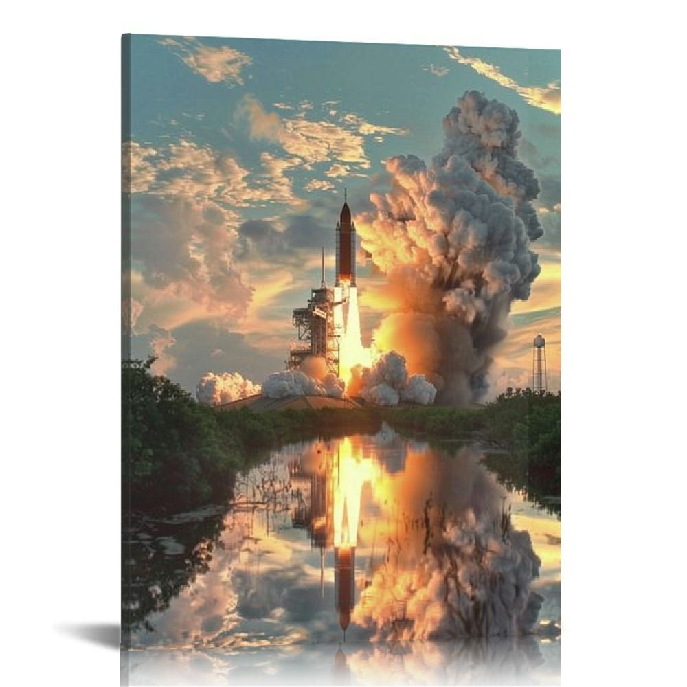 ARISTURING Atlantis Space Shuttle Launch Rockets Spacecraft Sky ...