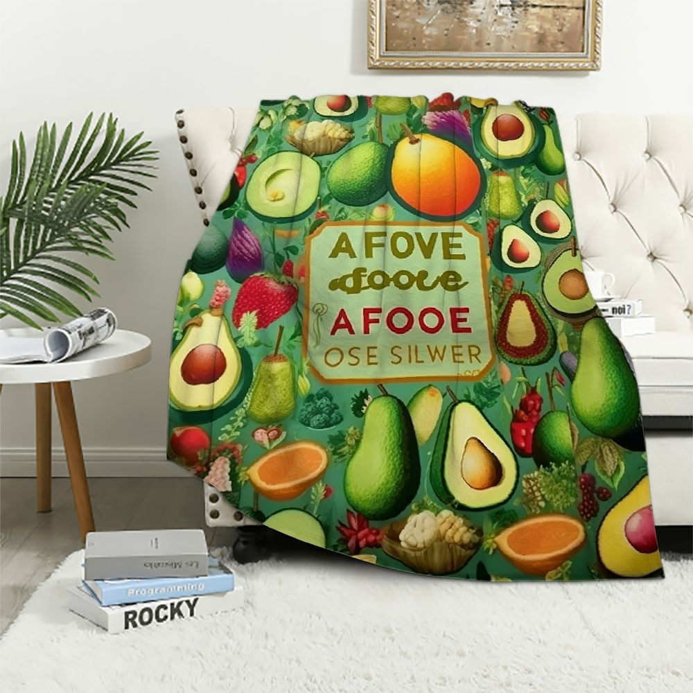 HENGT Avocado Blanket,Avocado Gifts for Avocado Lovers,Avocado Gifts ...