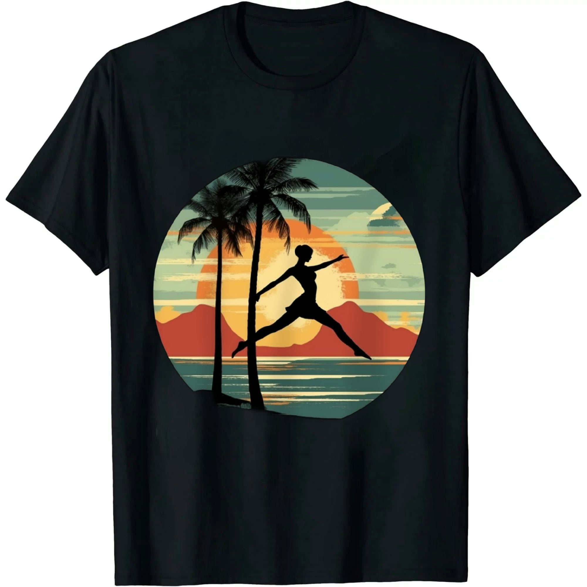 ARISTURING Ballet Silhouette - Sunset Ballet Girl - Ballet Ballerina T ...