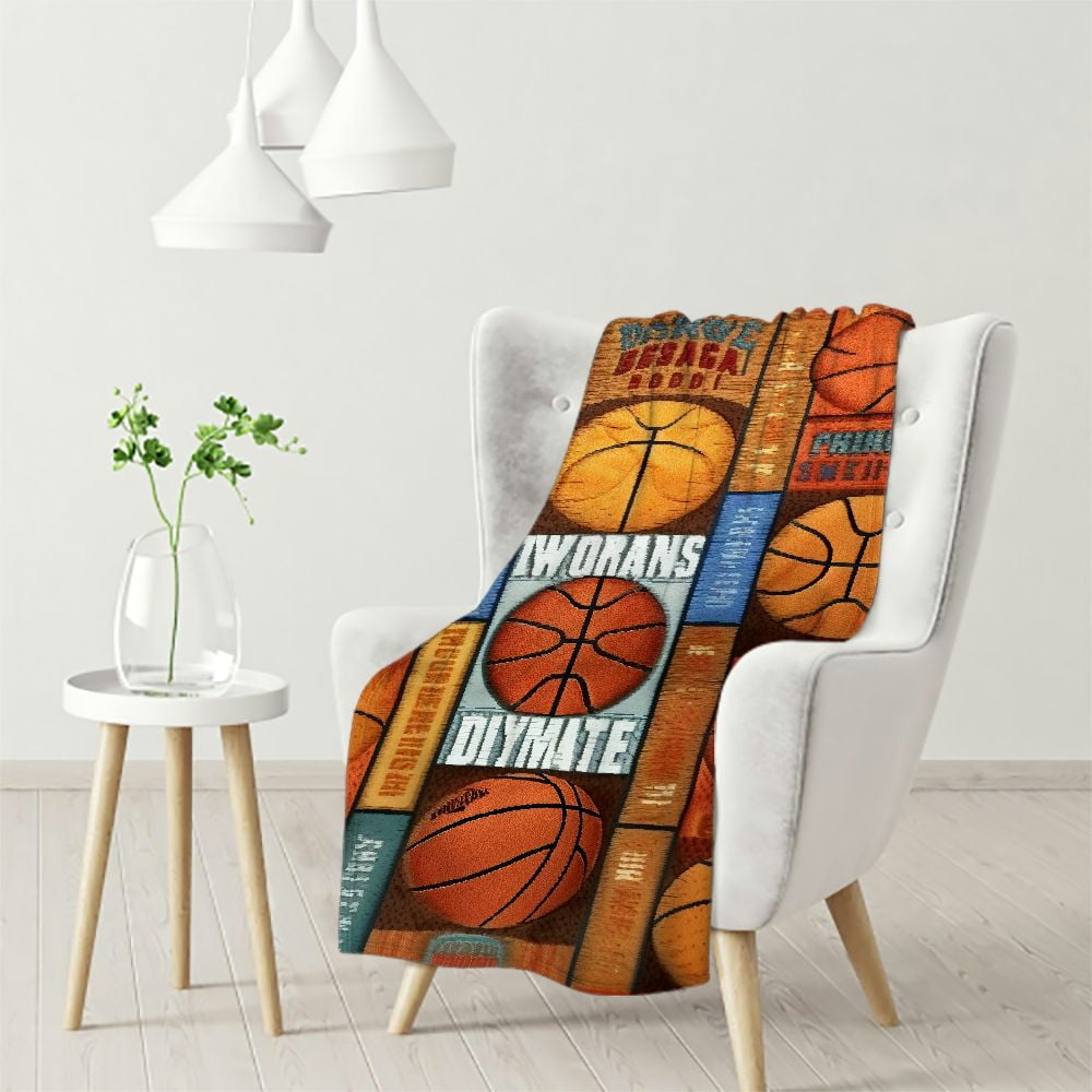 HENGT Basketball Blanket Gift for Boy Girl Basketball Throw Warm Cozy ...