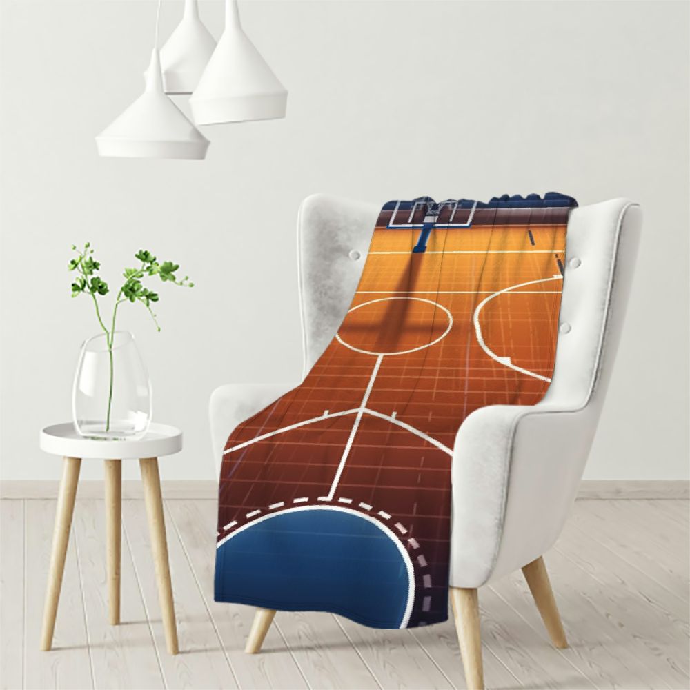 ARISTURING Basketball Court Blanket Plush and Warm 3D Printed Throw for ...