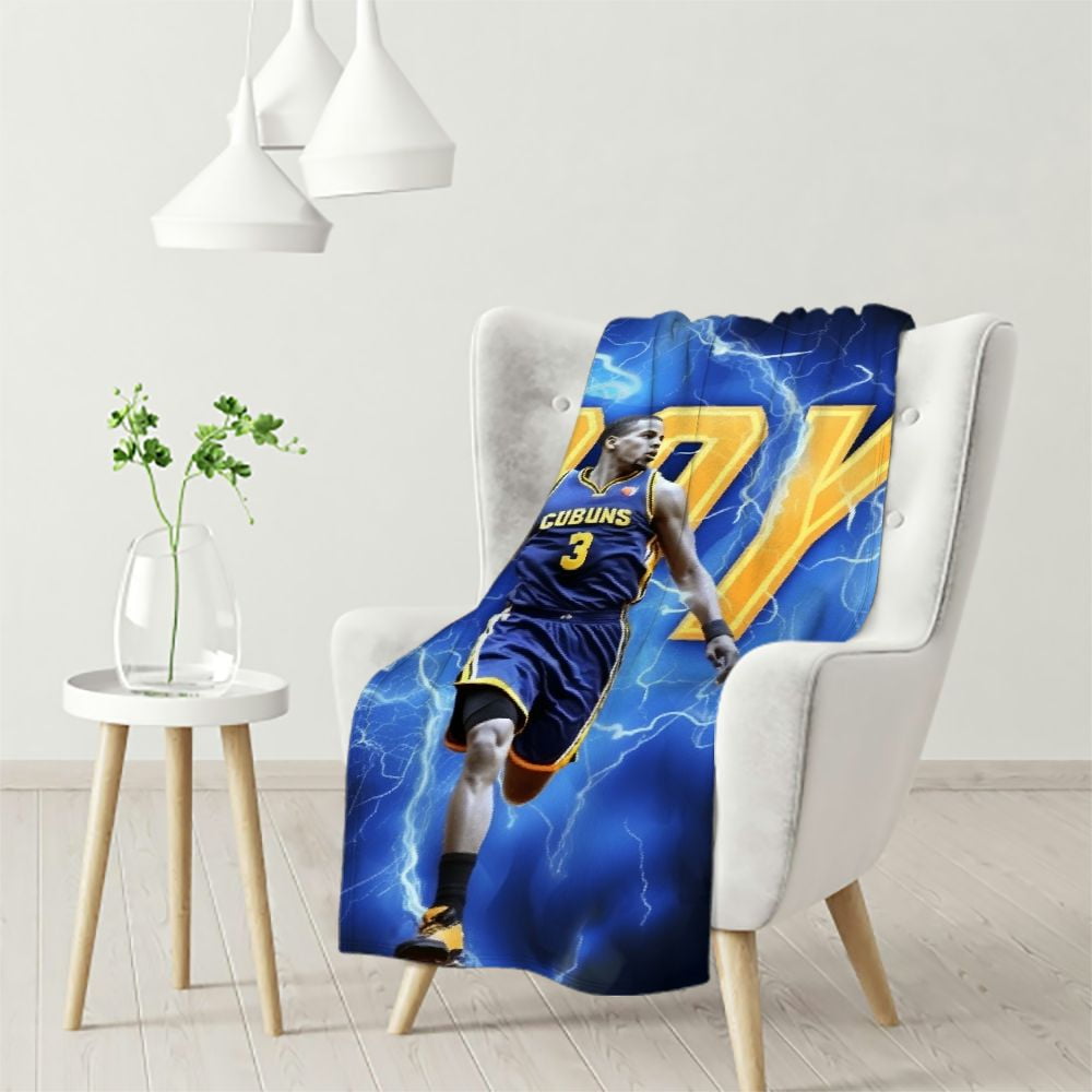 ARISTURING Basketball Curry Throw Blanket, Anti-Pilling Flannel Soft ...
