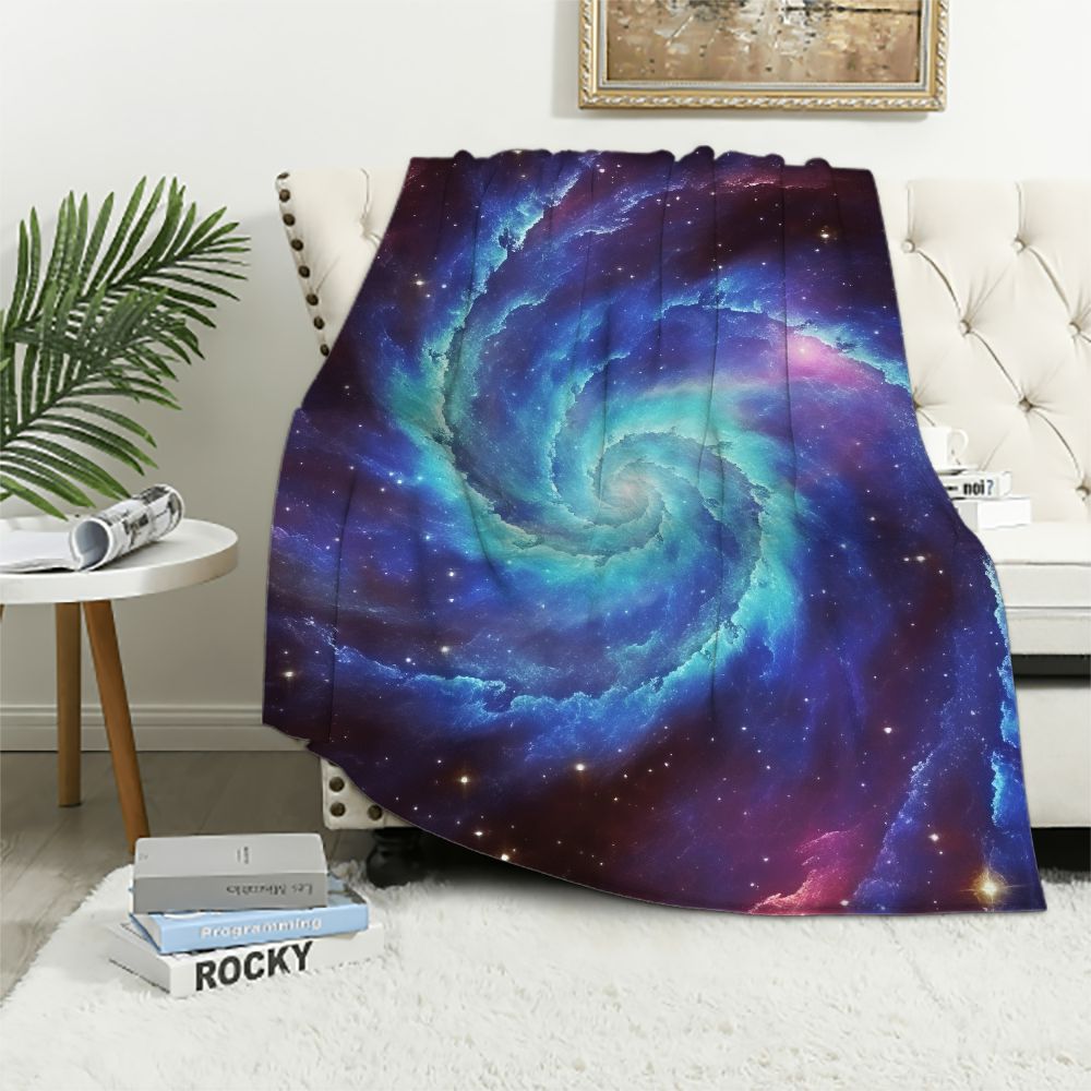 ARISTURING Blue Galaxy Blanket Fashion Throw Blanket for Couch ...
