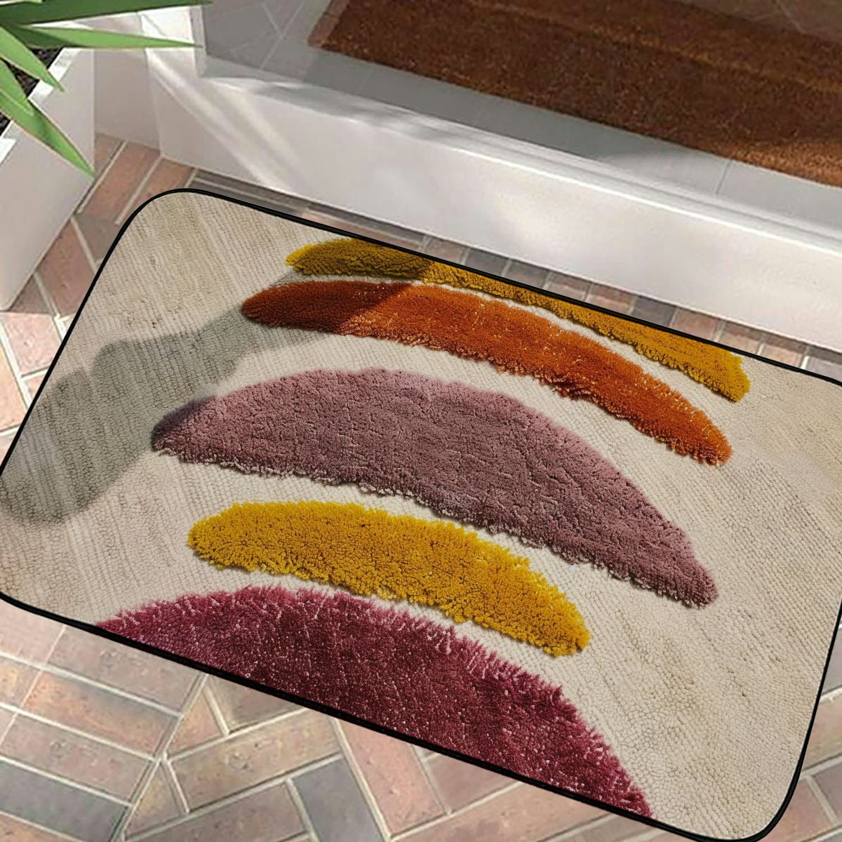 Jiayy Boho Area Rug Woven Tufted Moon Phases Cotton Rug with Tassels ...