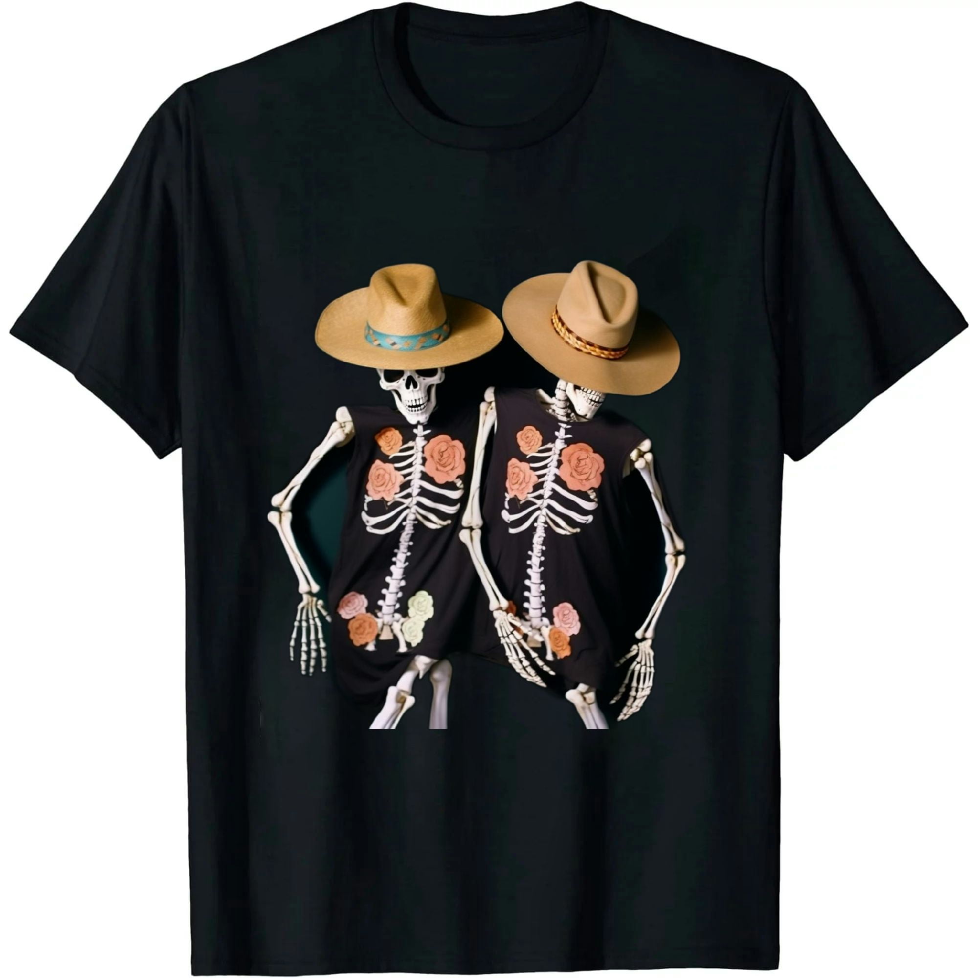 ARISTURING Boot Scootin Skeleton Dancing Halloween Cowboy Western Women ...