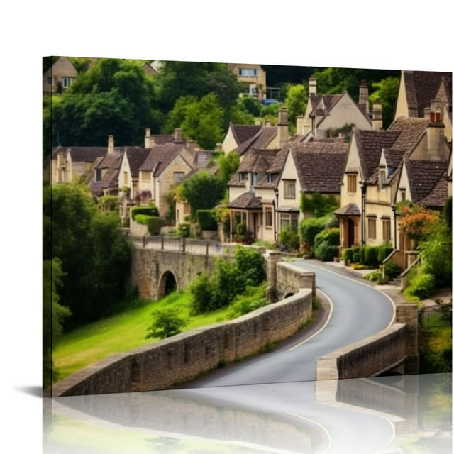 ARISTURING Canvas Print Pictures Wall Art Painting Traditional Idyllic ...