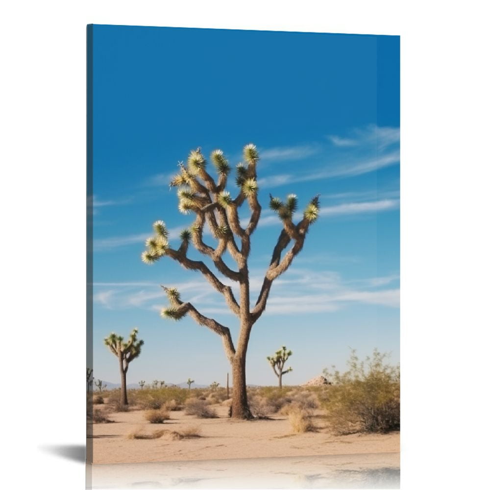 ARISTURING Canvas Print Wall Art Joshua Tree Desert National Park ...